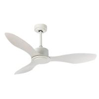 China Factory Modern 42 Inch ABS Ceiling Fan with Wood Color Black Blades and White Motor Remote Control No Lamp AC Motor for sale