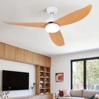 China Wholesale factory Quiet 56-Inch Ceiling Fan with Powerful Airflow ABS 3 Blades DC Motor Remote Control 110V-240V for Household and Hotel for sale