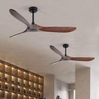 China Wholesale factory Ceiling Fan Modern Wooden Dc Motor Ceiling Fan with Remote for sale