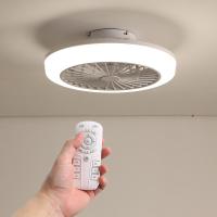 China Factory Led Ceiling Fan 2022 New Trending Smart Remote Control 23 Inch Bedroom Ceiling Fan Light for sale