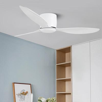 China Factory Ceiling Fan with Lightwhite 36 Inches Dc Motor Low Profile Ceiling Fan with Remote Control for sale