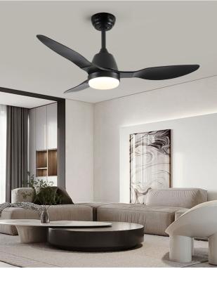 China Wholesale  Modern Design 120v-220v Indoor LED Ceiling Fan Light with DC Motor ABS Body & Remote Control Energy Efficient for Home Office for sale