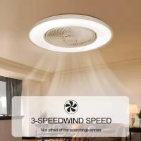 China Wholesale factory Luxurious 48W RGB LED Ceiling Fan Smart Light Modern Remote App Wi-Fi / Music Control Modern Ceiling Fan LED for sale