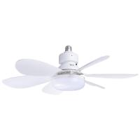 China Wholesale   Modern LED Fan Light E27 Remote Control 3 Colors Changeable Strong Wind Speed 52CM 32W AC85-265V Ceiling Fan Light for Bedroom for sale