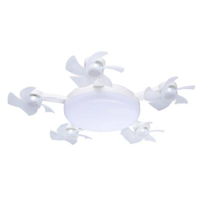 China Wholesale   4 Heads Fan LED Light Drone-Shaped Remote Control Indoor Bedroom AC 85-265V Ceiling Fan Lamp for sale
