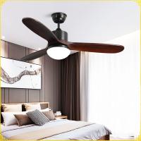 China Manufacturer Modern Energy Saving Indoor Fan Lamp Decoration Plywood Blades Remote Control 48inch Modern Led Ceiling Fans for sale