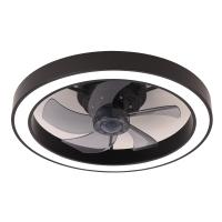 China Wholesale Factory Remote APP Control Smart Low Profile Ceiling Fan Light Flush Mount LED Ceiling Light 6 Wind Speeds New Technology Ceiling Fans for sale
