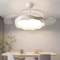 China Wholesale  Factory Wholesale  42-Inch High-End Ceiling Fan With Mute Light Simple Short ABS Blades DC Power Source for sale