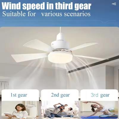 China wholesale    Dimmable Lamp E27 Socket LED Bulb 5 Blade Fan Light Led Bulb With Fan for sale