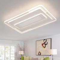 China Factory wholesale Minimalist Bladeless Ceiling Fan With Light , Multi-Shape Electric Ceiling Fan With Remote for sale