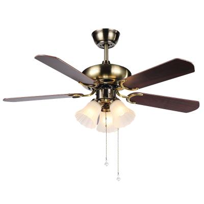 China wholesale   Zipper Control Luxury 110/220V Cheap Price Energy Save Decorative Ac Dc Best Chandelier Wooden Ceiling Fan With Light for sale