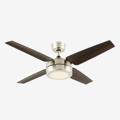 China Wholesale 4 Metal Blade Household Modern Ceiling Fan LED Light 70W Power Consumption for sale