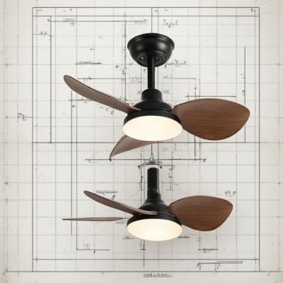 China Wholesale 3000k Color Temperature Warm White Modern Ceiling Fan 3 Blade With Light Energy Efficiency for sale