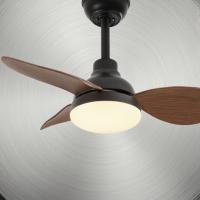 China Wholesale 30000h Lifespan LED Light Source Bedroom Pendant Ceiling Fan For Living Rooms , Bedrooms for sale