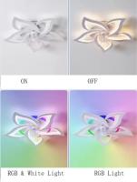 China High brightness 72W Dreaming Colorful APP + Rmt Ctrl Dimmable LED Smart Ceiling Fan Light for Bedroom Living Room Hotel Apartment Villa for sale
