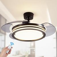 China Dimmable LED Ceiling Fan Lights Remote Control Modern Style Ideal for Enhancing Ambiance and Comfort in Various Settings for sale