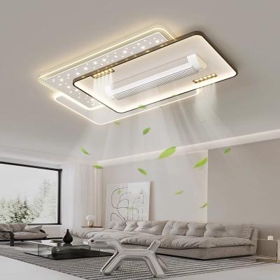 China Best-Selling Blade-Free Fan Lights for Living Rooms, Dining Rooms, and Bedrooms Zhongshan Factory Wholesale Fan Lighting Fixtures for sale