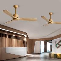 China Modern Designer Decorative Chandelier Vintage Bedroom Luxury Wood Ceiling Light Remote Control Ceiling Fan Chandelier for sale