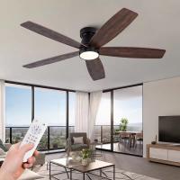 China Reversible Fan Lamp Plywood 3 5 Blade Ceiling Fan With Light 52 Inch Led Ceiling Fan With Light and Remote Control for Home for sale