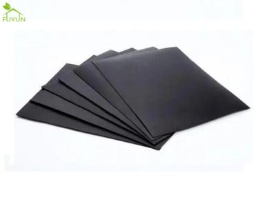 China Supermarket Ground Construction 1.0mm Anti Seepage Cover HDPE LDPE Black Geomembrane Fabric Liners for sale