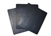 China HDPE High Density PolyEthylene 1.0mm Anti Seepage Isolation Wasteland Anti Pollution Black Geomembrane Fabric Liners for sale