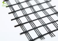China 90m/Roll Fiberglass Geogrid for sale