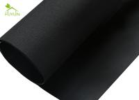 China Steep Slope Aging Resistance 160gsm Geomembrane Fabric Black Rough Surface Geotextile for sale