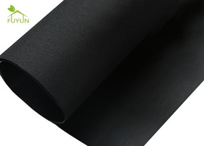 China Steep Slope Aging Resistance 160gsm Geomembrane Fabric Black Rough Surface Geotextile for sale