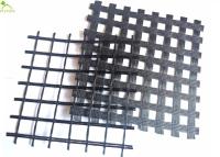 China 12.7*12.7 Black PP Fiberglass Geogrid Reinforcement For Strengthening Covering Dam for sale