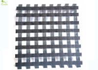 China 120KN Biaxial Fiberglass Geogrid Material For Preventing Construction Road Cracks for sale