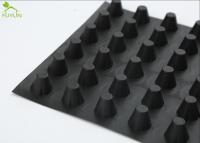 China Anti Acid Drain Board Waterproofing , Podium Landscaping Foundation Drainage Board for sale