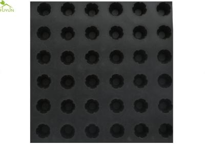 China Ventilation Dimple Height 12mm Drainage Geocomposite Mat Football Field Greening for sale