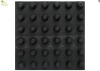 China Ventilation Dimple Height 12mm Drainage Geocomposite Mat Football Field Greening for sale