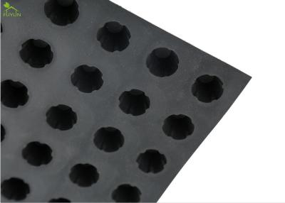 China Anti Corrosion Dimple Board For Waterproofing , PVC Drain Board Basement for sale