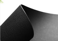 China Environmental Black Geotextile Membrane , SASO Geomembrane Sheet For Biofloc for sale