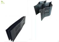 China Channel Protection Black Textured Perforated HDPE Geocell Soil Reinforcement Stablization for sale