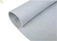 China Drain Fields Short Filament Geotextile Liner Needle Punched White Polypropylene for sale