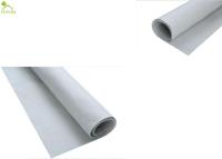 China Drain Fields Short Filament Geotextile Liner Needle Punched White Polypropylene for sale