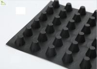 China 8mm Height Black Drainage Geocomposite For Building Underground Water System for sale