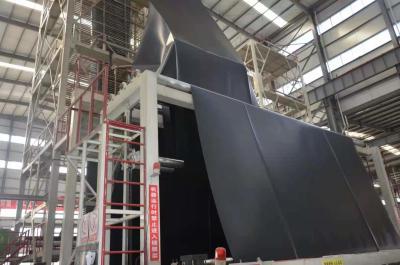 China Shrimp Tank Lining Geomembrane Fabric Oxygenation HDPE LDPE 2.0mm Making Machine for sale