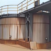 China Anodically Protected Sulfuric Acid Tank Carbon Steel Electrochemical Passivation 93% for sale