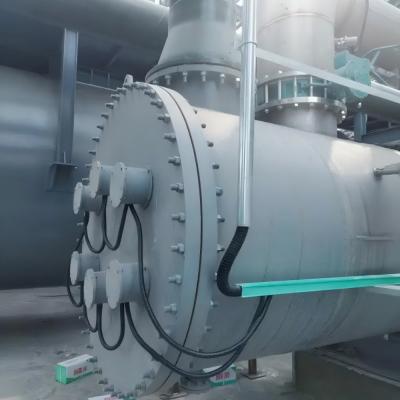 China Anodic Protection Heat Exchanger 175m2 316L Sulfuric Acid Cooler 98% 60°C for sale