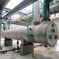 China Anodic Protection Heat Exchanger for Sulfuric Acid 94-98% 365m2 Shell and Tube Cooler for sale