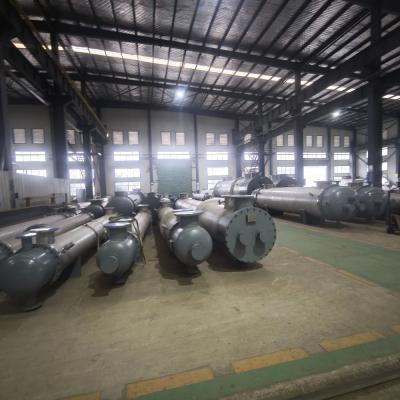 China Corrosion Resistant Dry Acid Cooler Anodically Protected Shell And Tube Exchanger for sale
