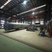 China Anodically Protected Acid Cooler Shell and Tube 410m2 316L for Sulfuric Acid Plant for sale