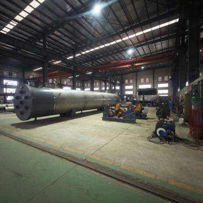 China Anodically Protected Acid Cooler Shell and Tube 410m2 316L for Sulfuric Acid Plant for sale