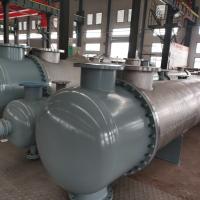 China Anode Protection Sulfuric Acid Cooler 330m2 Shell and Tube Heat Exchanger 98.5% Acid for sale