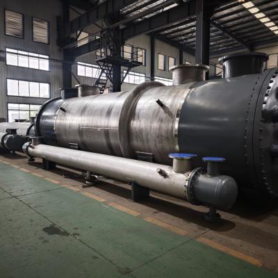 China Anodic Protection Sulfuric Acid Cooler 290m2 98.5% Acid Waste Heat Recovery for sale