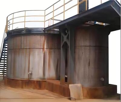 China Anodic Protection System for Sulfuric Acid Storage Carbon Steel Tank 1.0 mm/yr Corrosion Reduction for sale