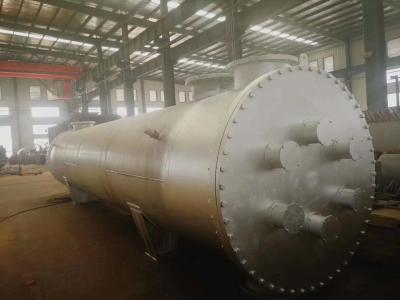 China Customized Anodically Protected Sulfuric Acid Cooler 316L 330m2 98.5% H2SO4 for sale